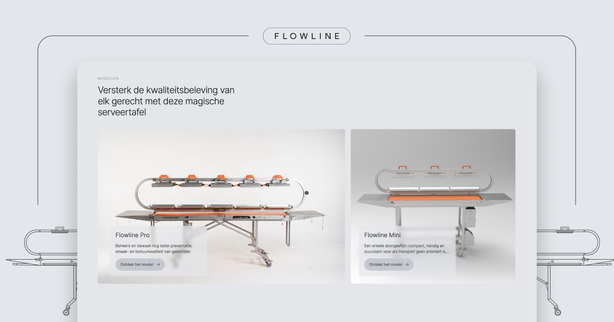 Flowline® - Vergelijk onze modellen