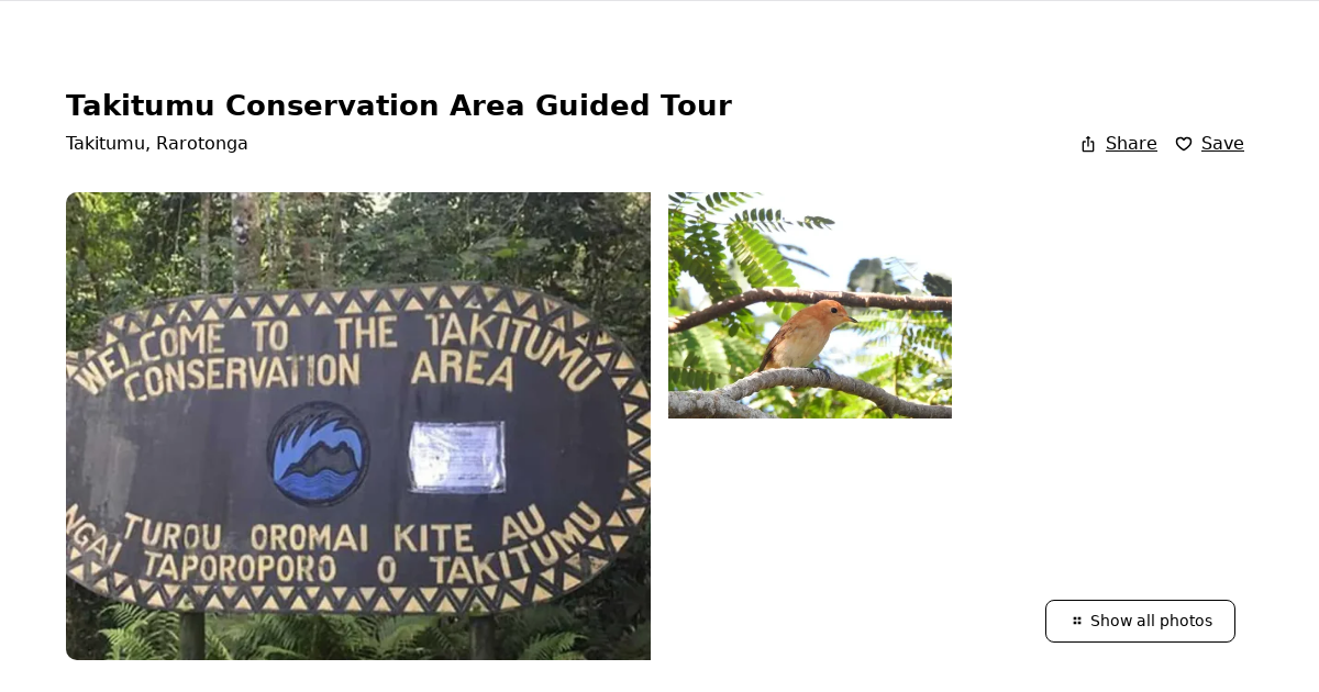 Takitumu Conservation Area Guided Tour: Explore Rarotonga's Wildlife ...