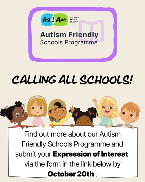 As I Am | News | Registrations now open for Autism Friendly Schools 2026