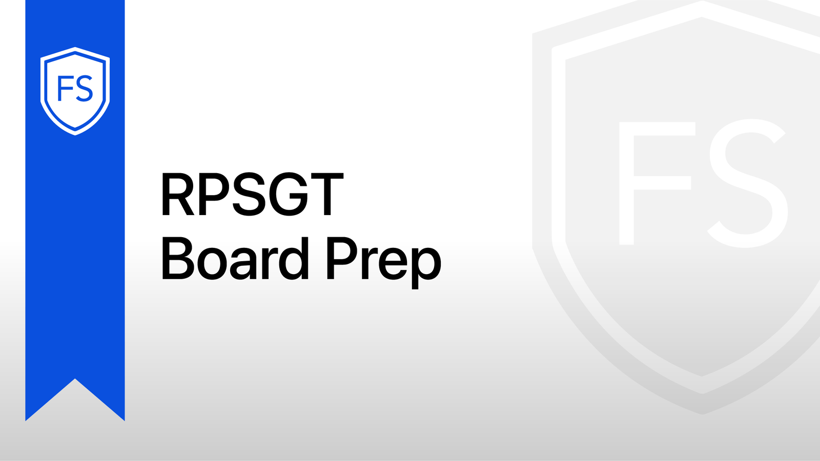 RPSGT Board Prep | First Sleep School | Online Courses for Sleep Techs