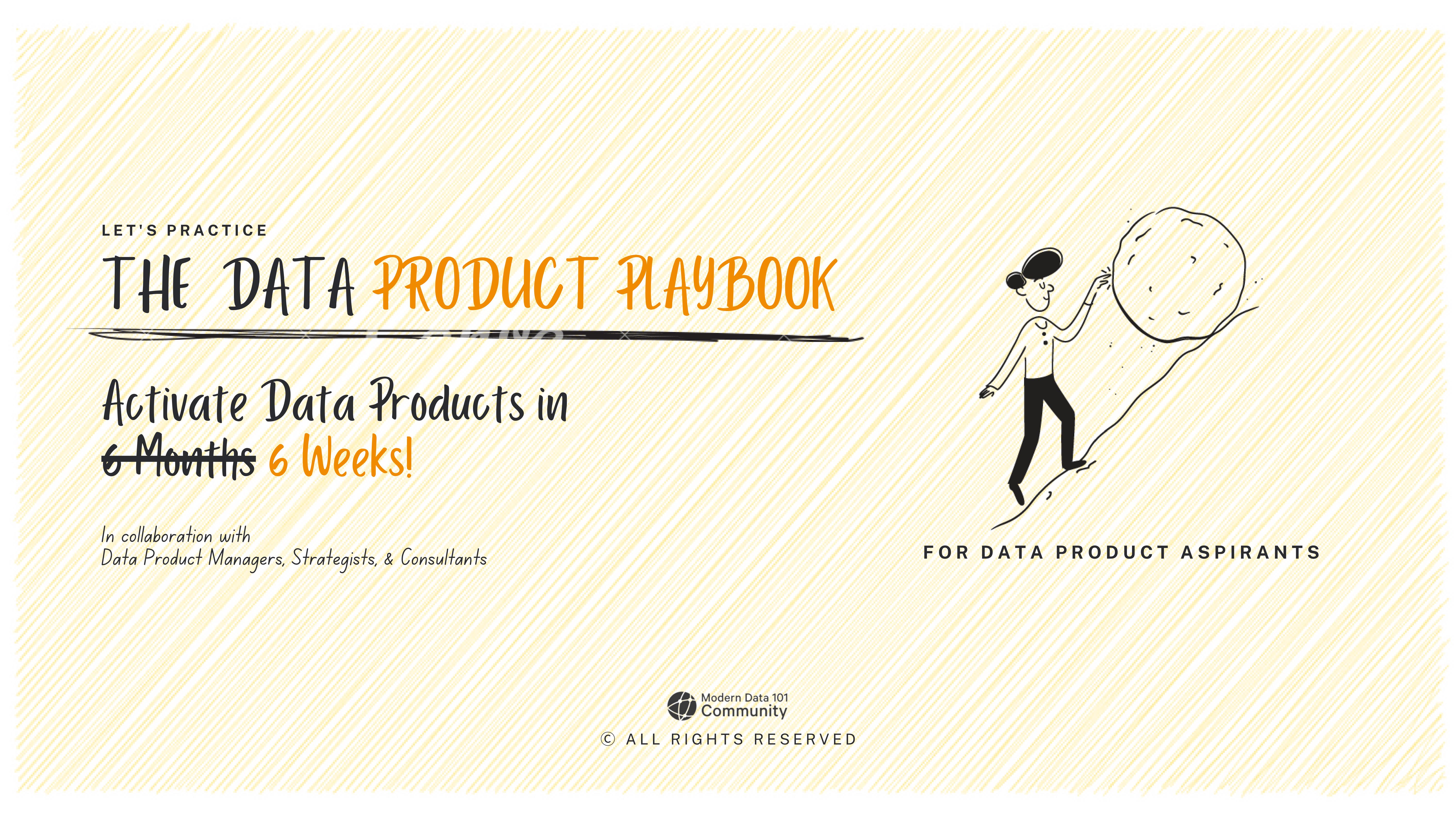 Data Product Playbook | Modern Data 101 Community
