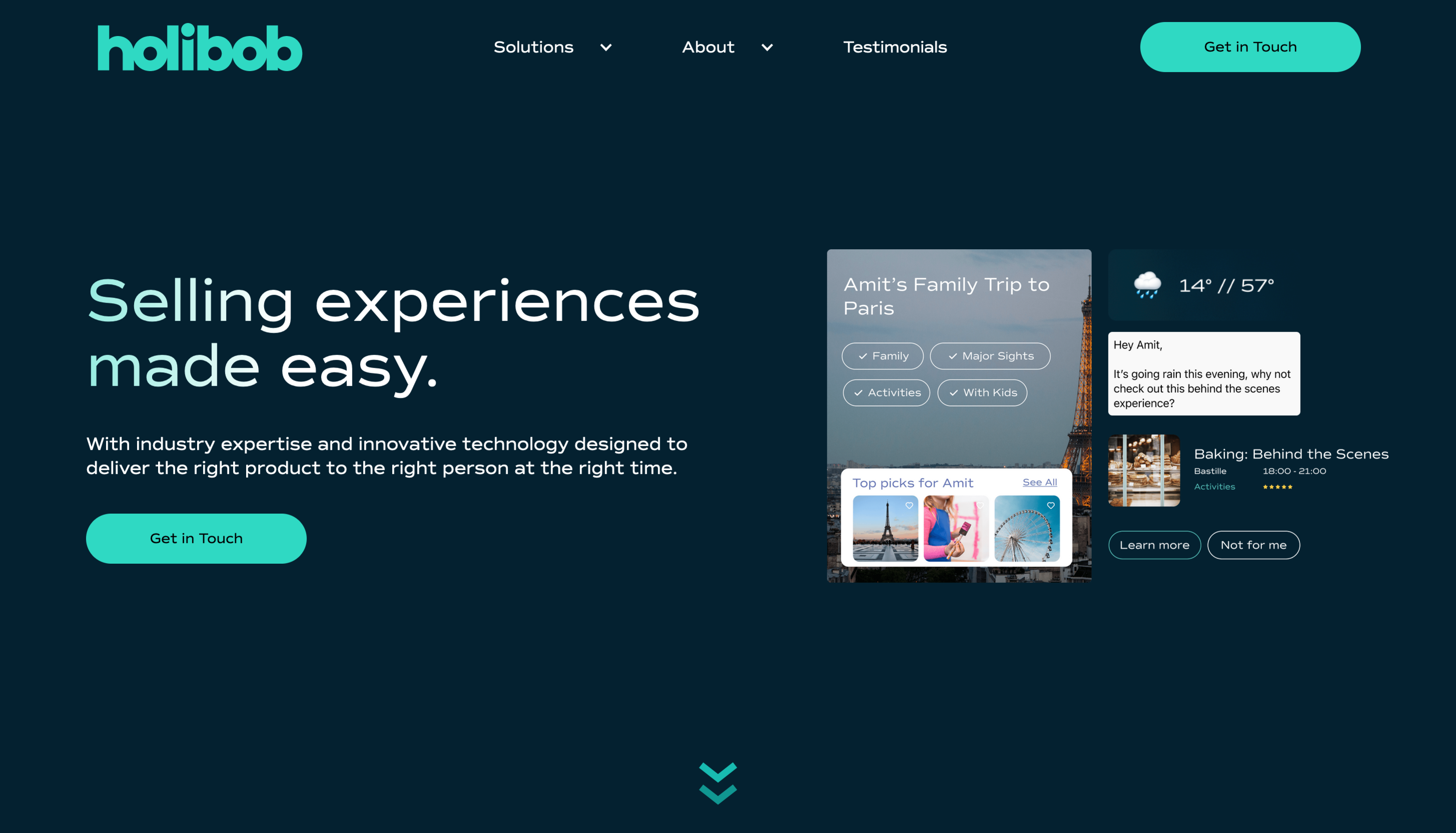 Holibob - Connecting People to Things They'll Love to Do