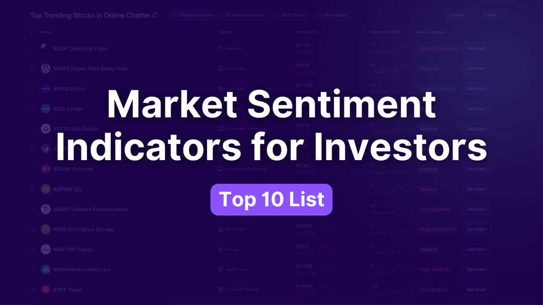 Top 10 Market Sentiment Indicators for Investors