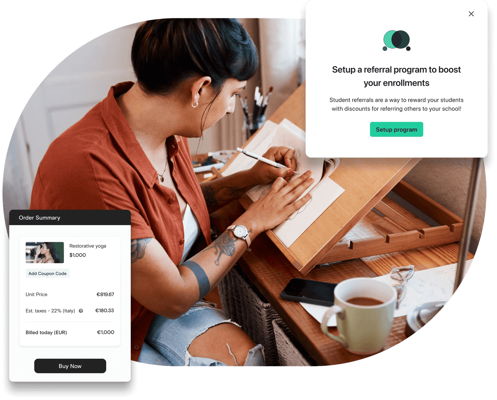 Create and sell online courses on Teachable