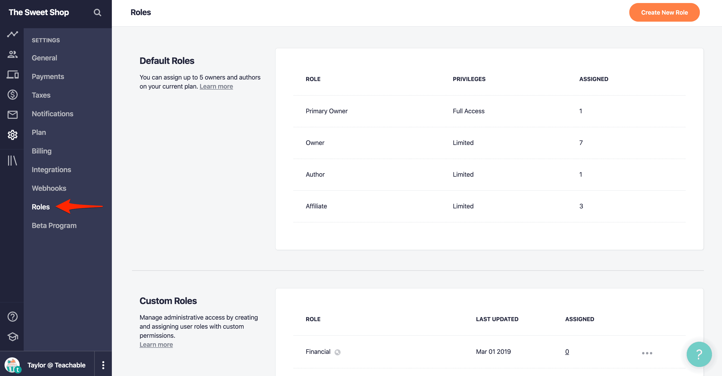 Greater Admin Control with Custom Roles - Teachable Blog