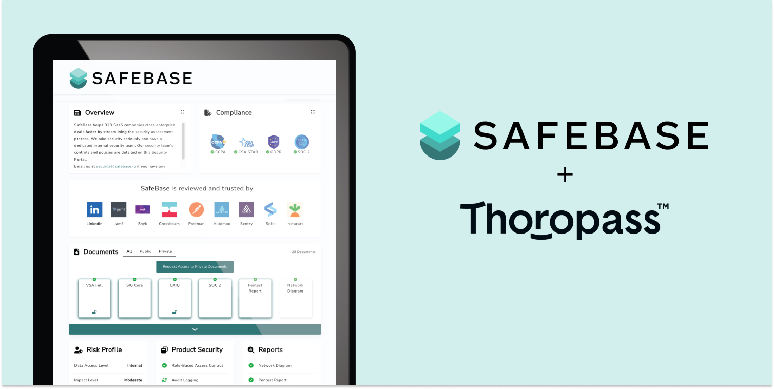 SafeBase + Thoropass | SafeBase