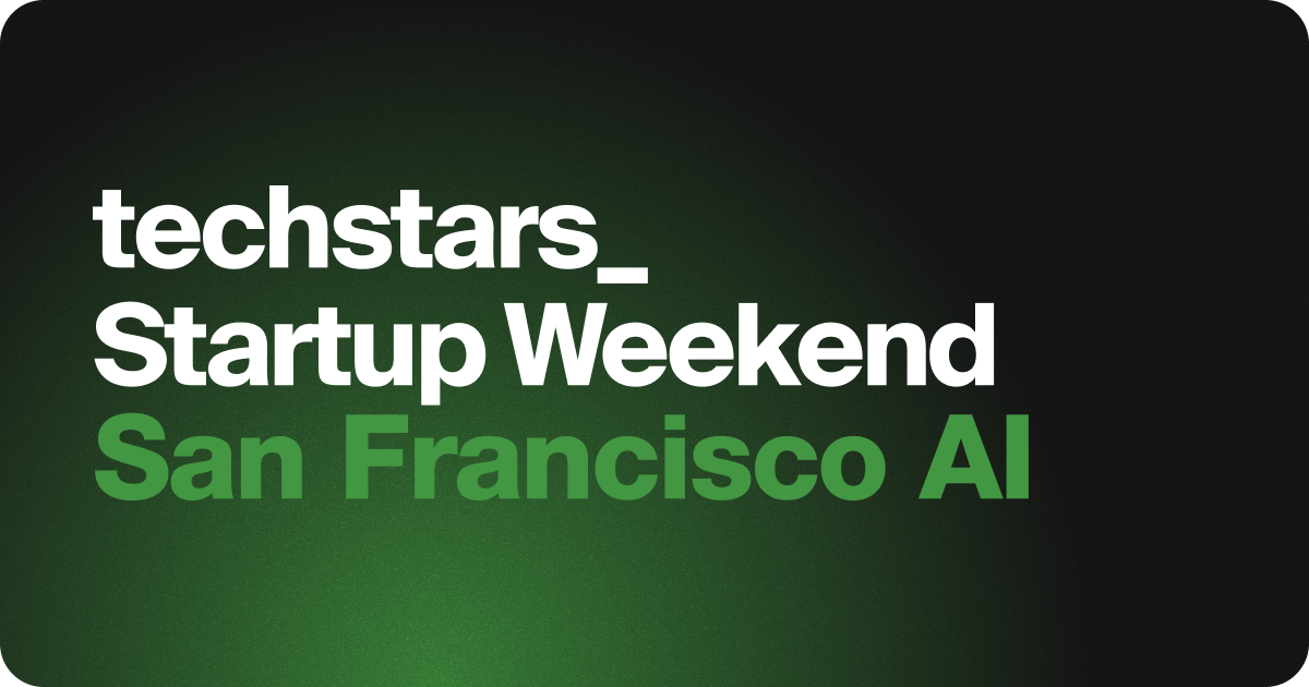 Techstars Startup Weekend
