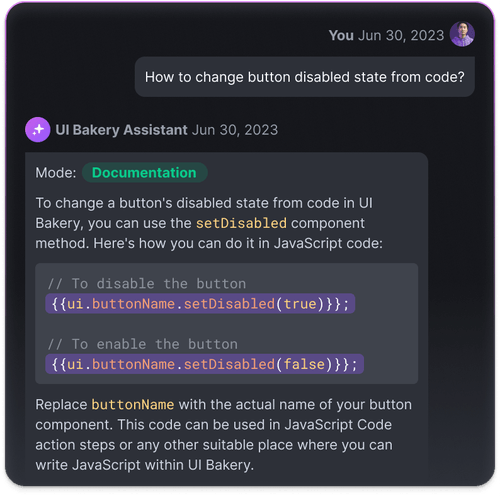 Build AI apps faster with UI Bakery