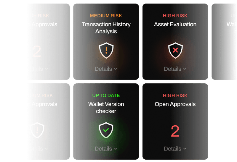 Security Dashboard | Wallet Guard