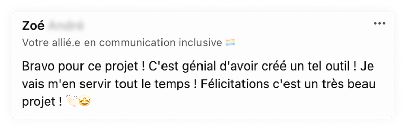 Inclusi - Le premier convertisseur de texte en écriture inclusive