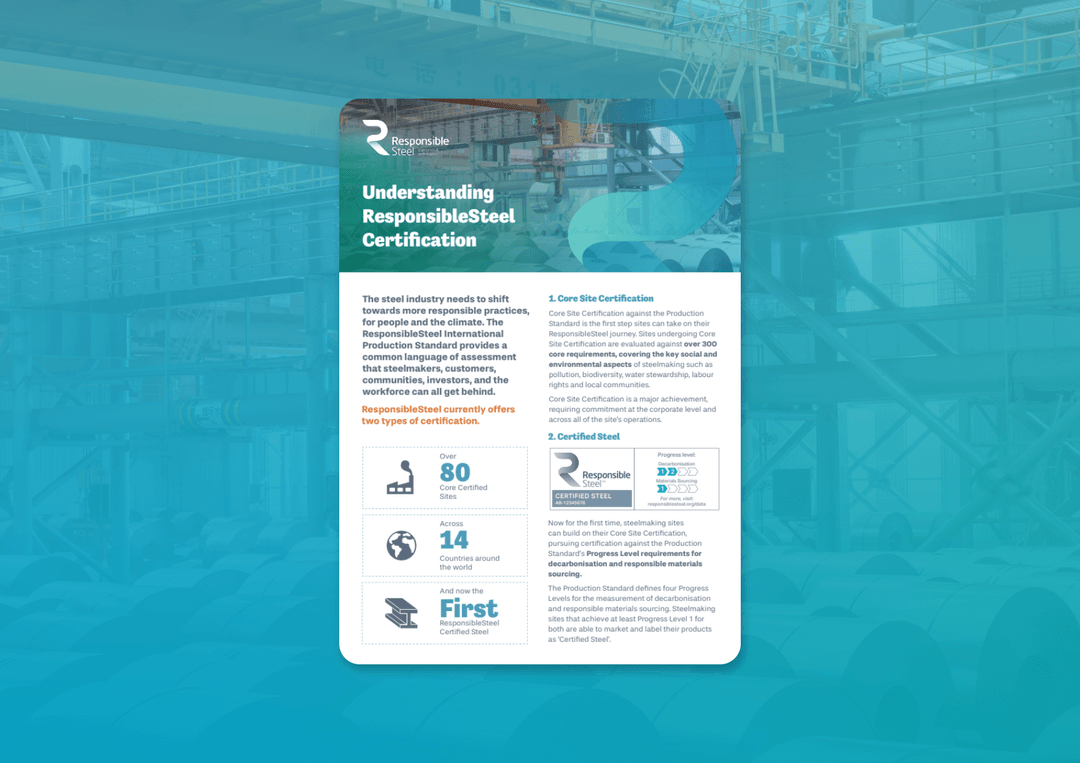Understanding ResponsibleSteel Certification | ResponsibleSteel