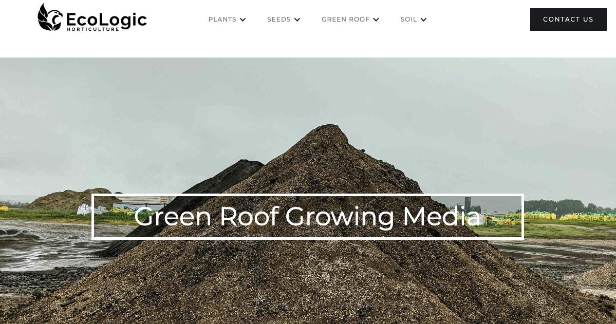 Growing Media - Engineered for optimal green roof applications