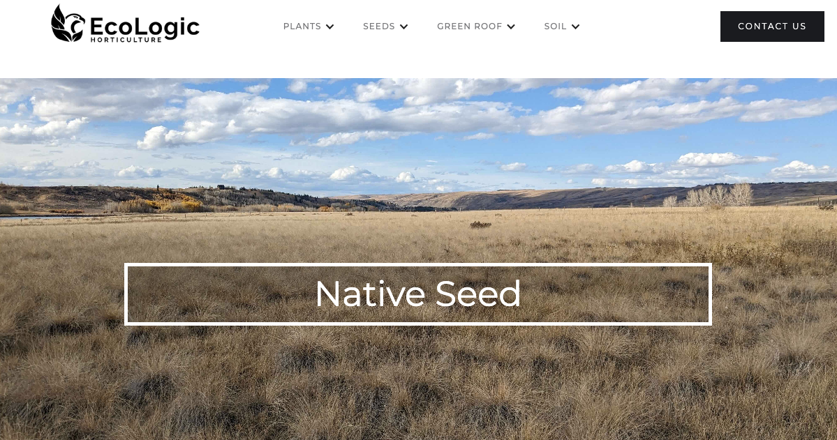 Native Seed - Ecoregion and certified native seeds and blends
