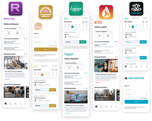 Branded Apps for Gyms & Fitness Studio Management | Walla