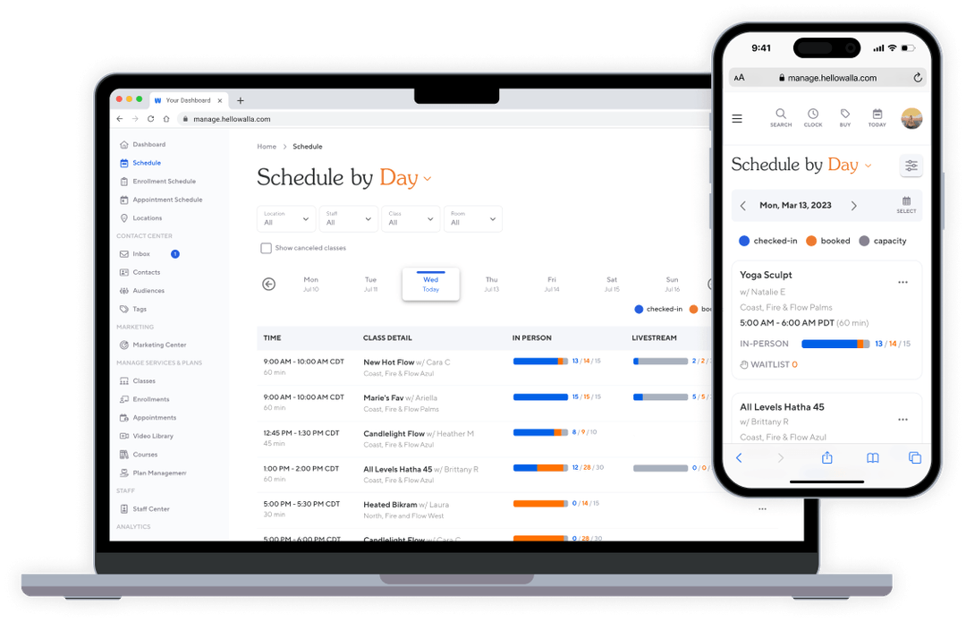 Fitness Studio Software | Walla