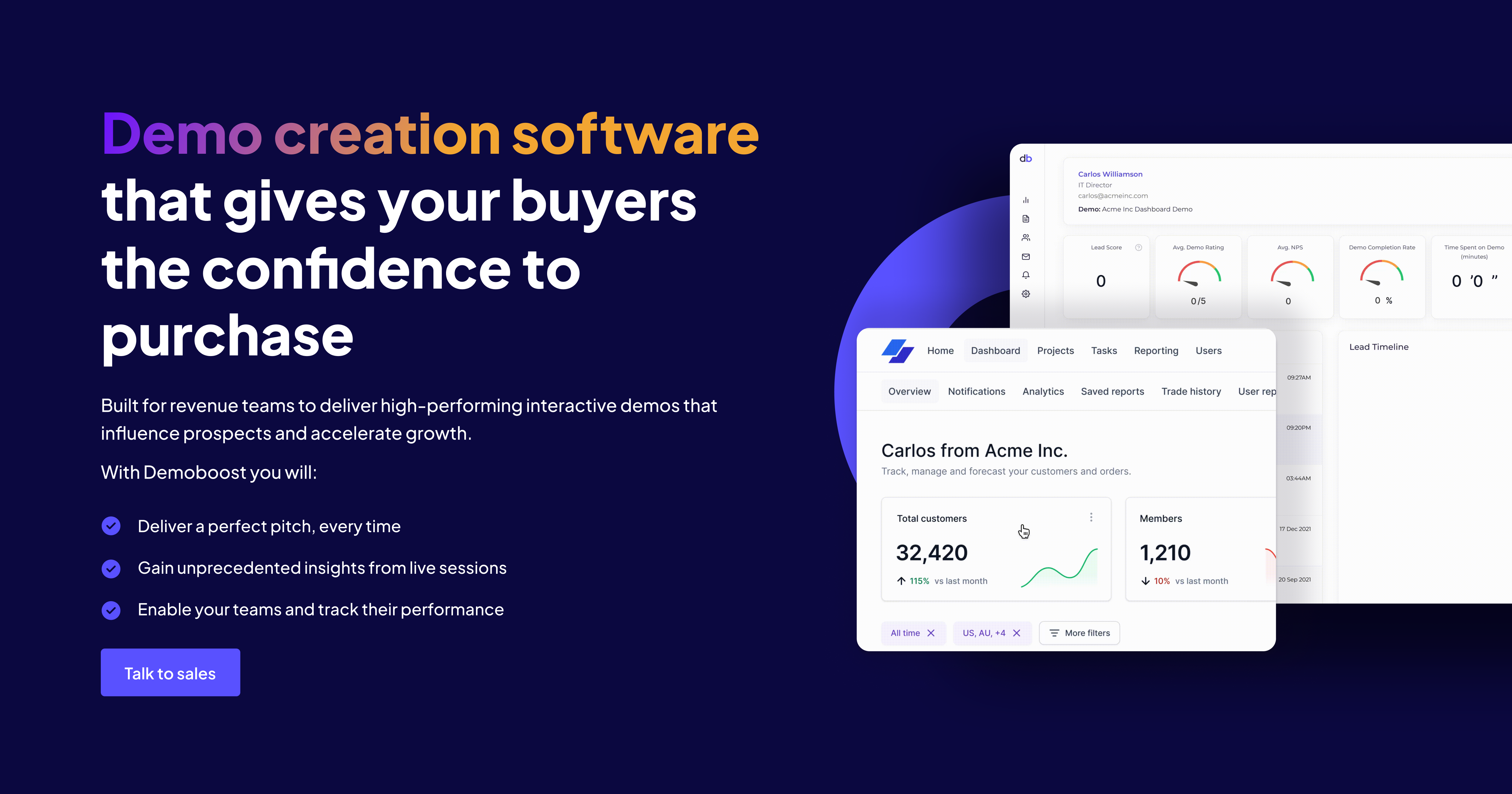 Effortless Demo Creation Software for Teams | Demoboost