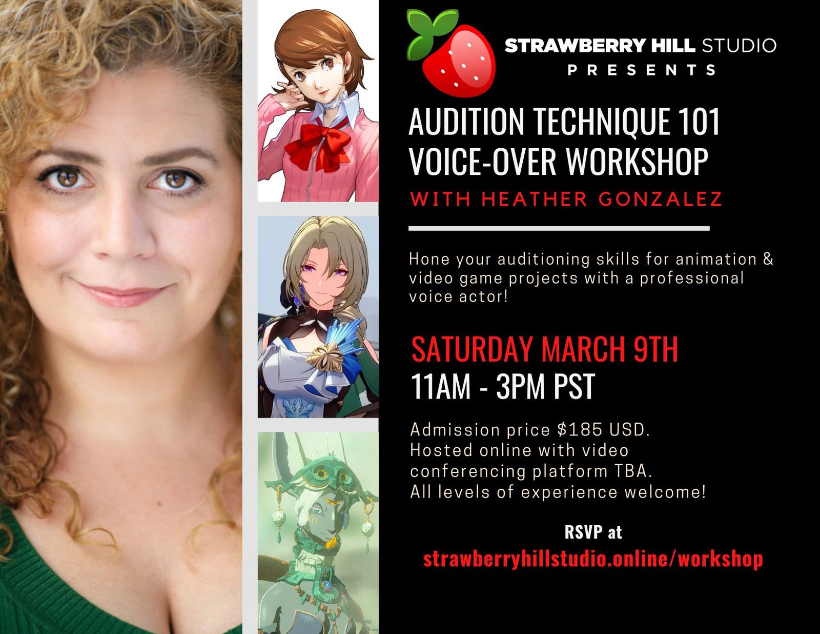 Voice-over workshops online | Voice acting workshops