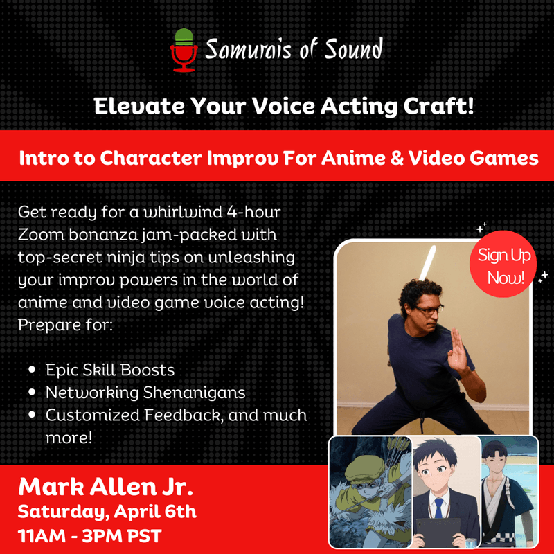 Voice-over workshops online | Voice acting workshops