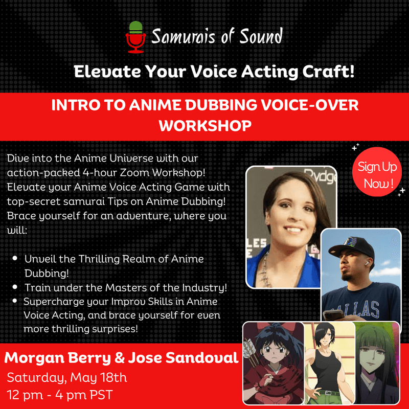 Voice-over workshops online | Voice acting workshops