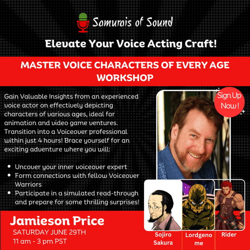 Voice-over workshops online | Voice acting workshops