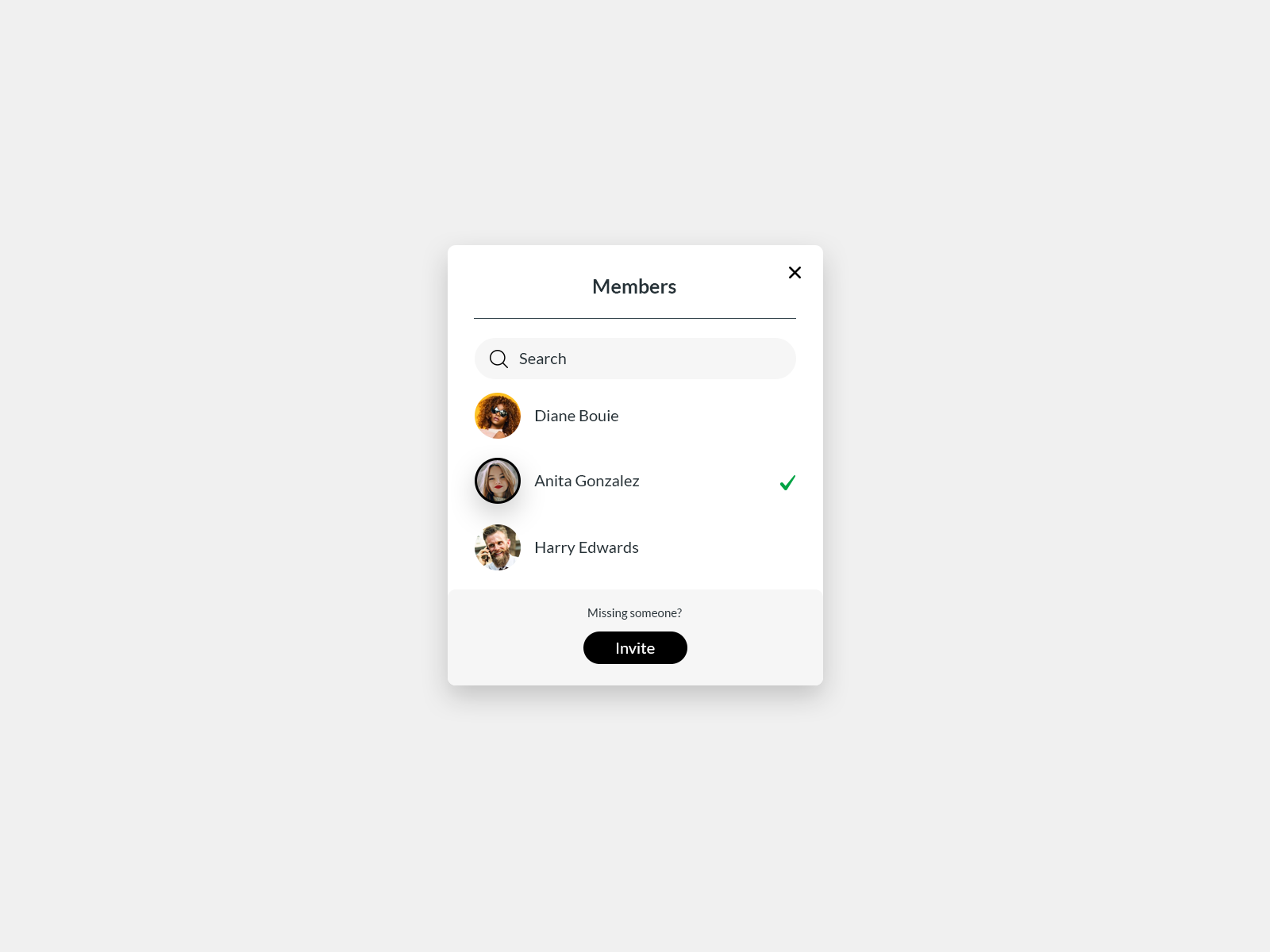 UI Design Daily | Add Users