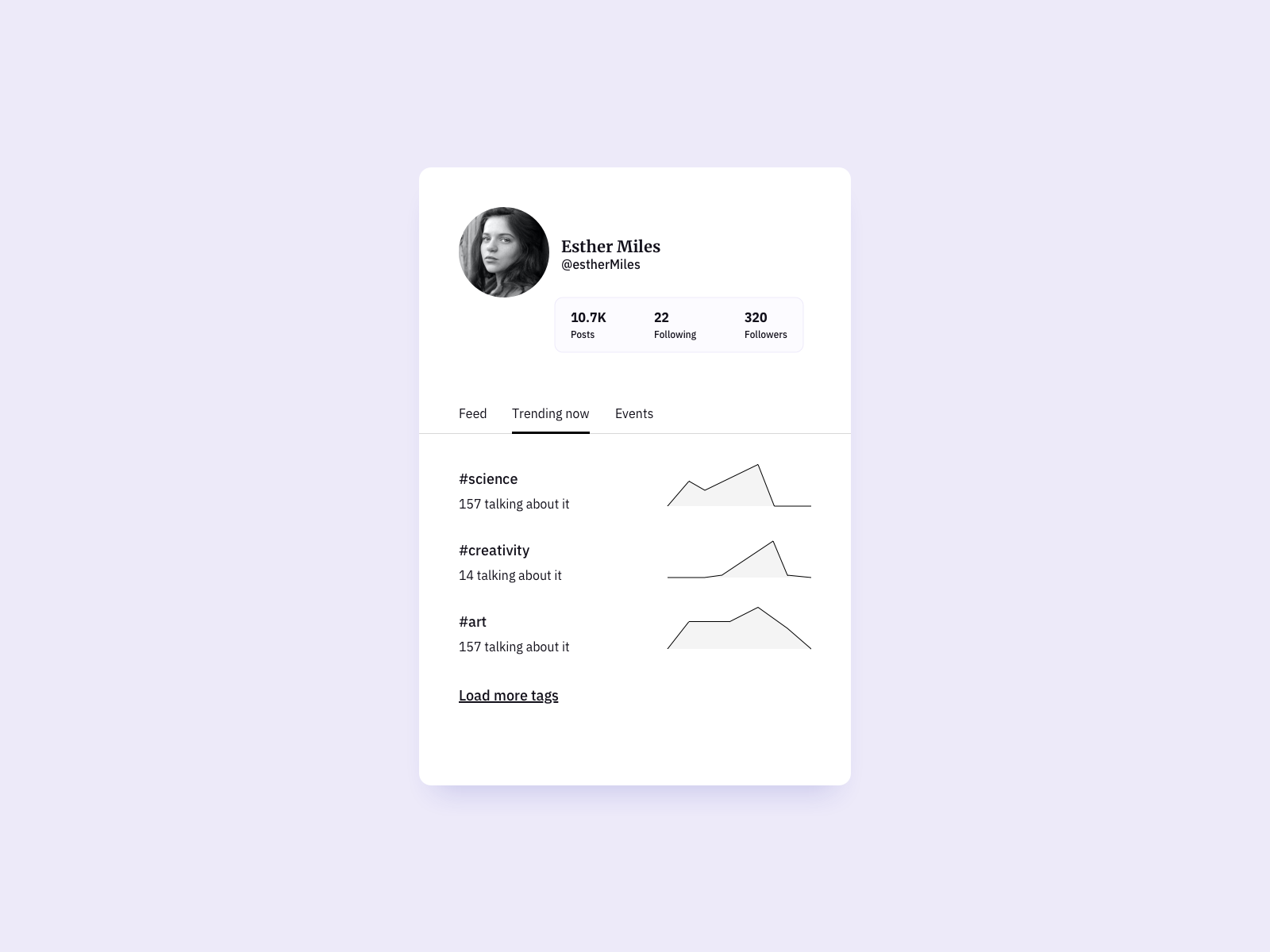 UI Design Daily | Profile Card