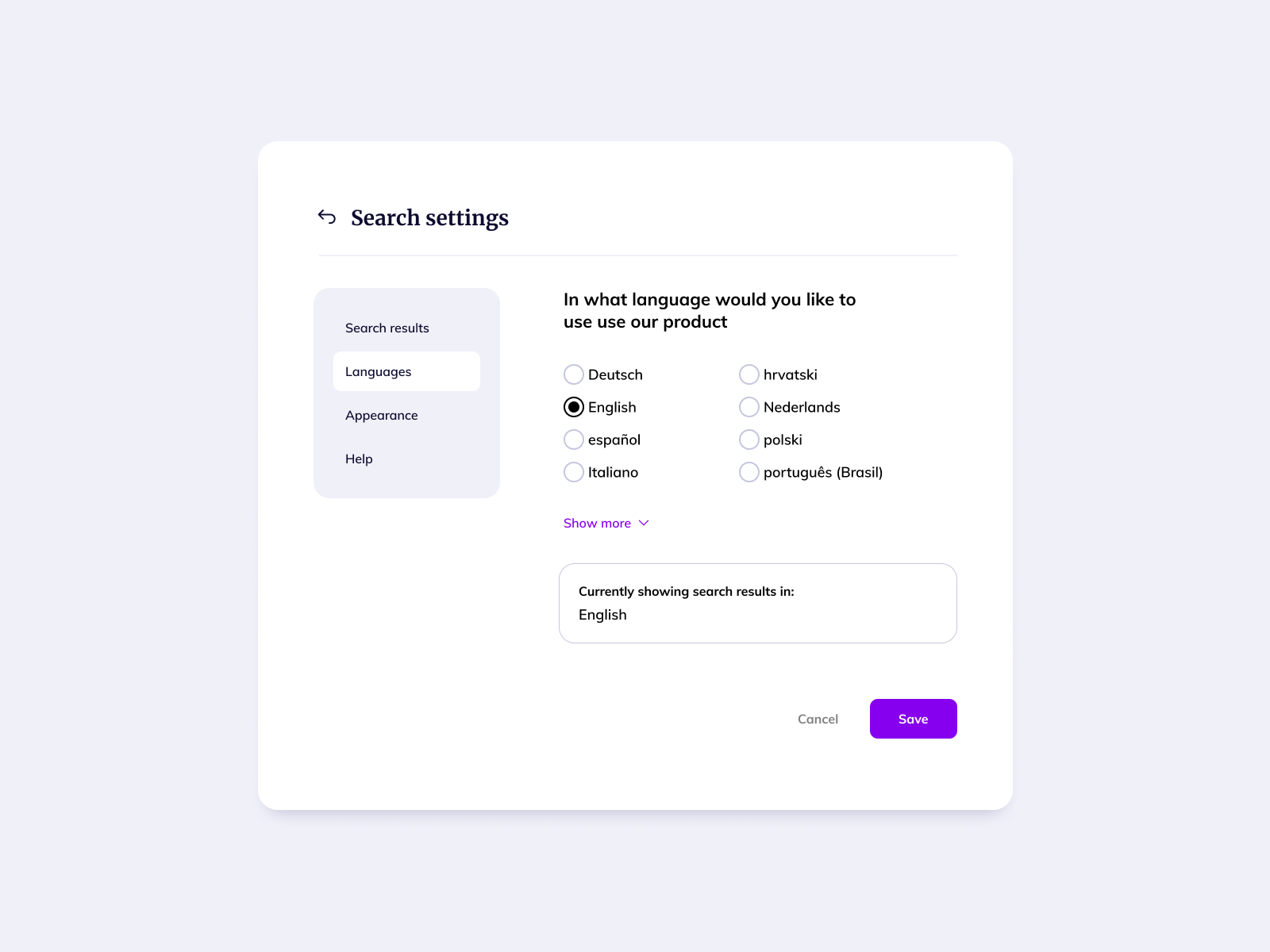 UI Design Daily | Settings