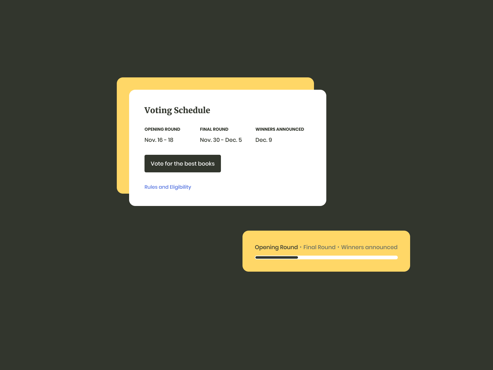 UI Design Daily | Cards