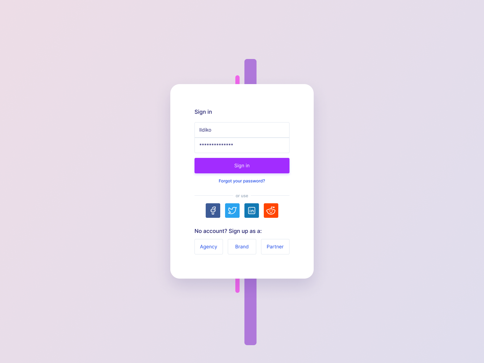 UI Design Daily | Sign In