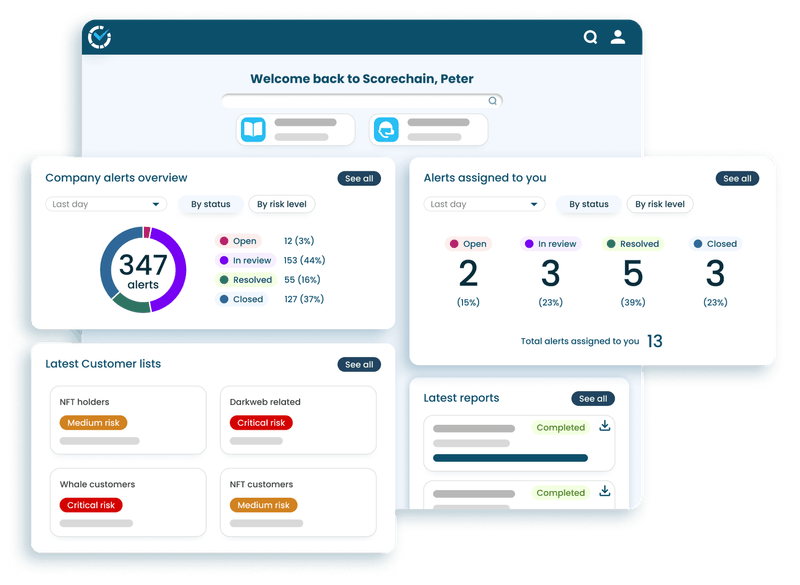 Home - Scorechain | Blockchain & Digital Assets Compliance