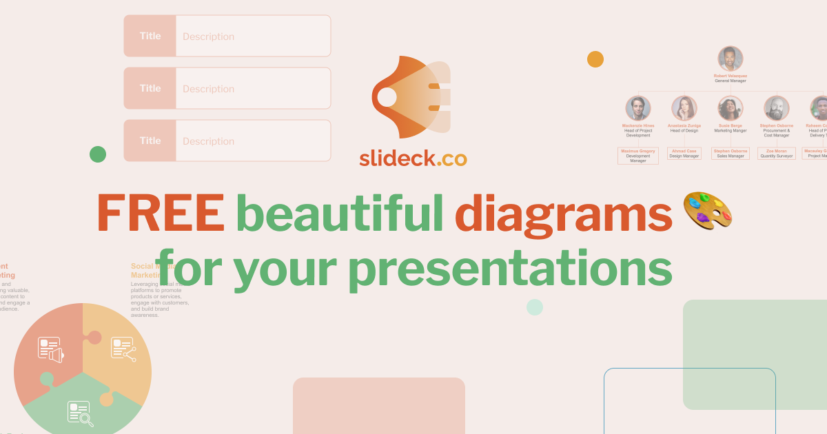 Slideck.co | Beautiful diagrams for your presentations