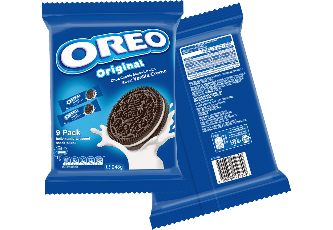 OREO Original 9 Pack 248g - OREO Australia