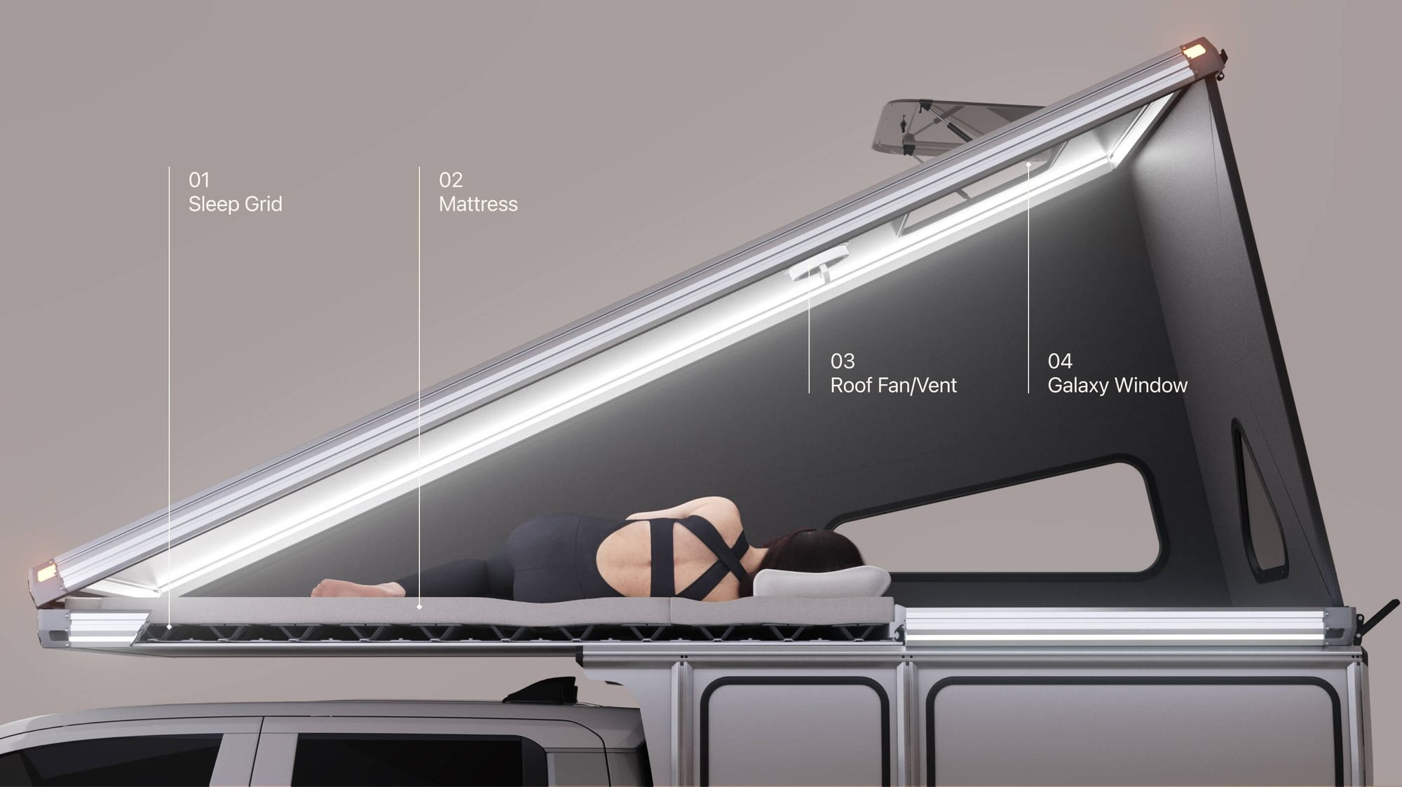 The Hard-Sided Folding Pop Up Camper - Hardsider