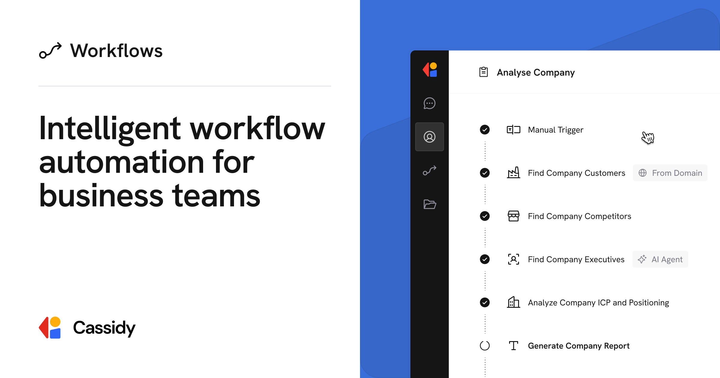 Intelligent workflow automation for business teams | Cassidy AI