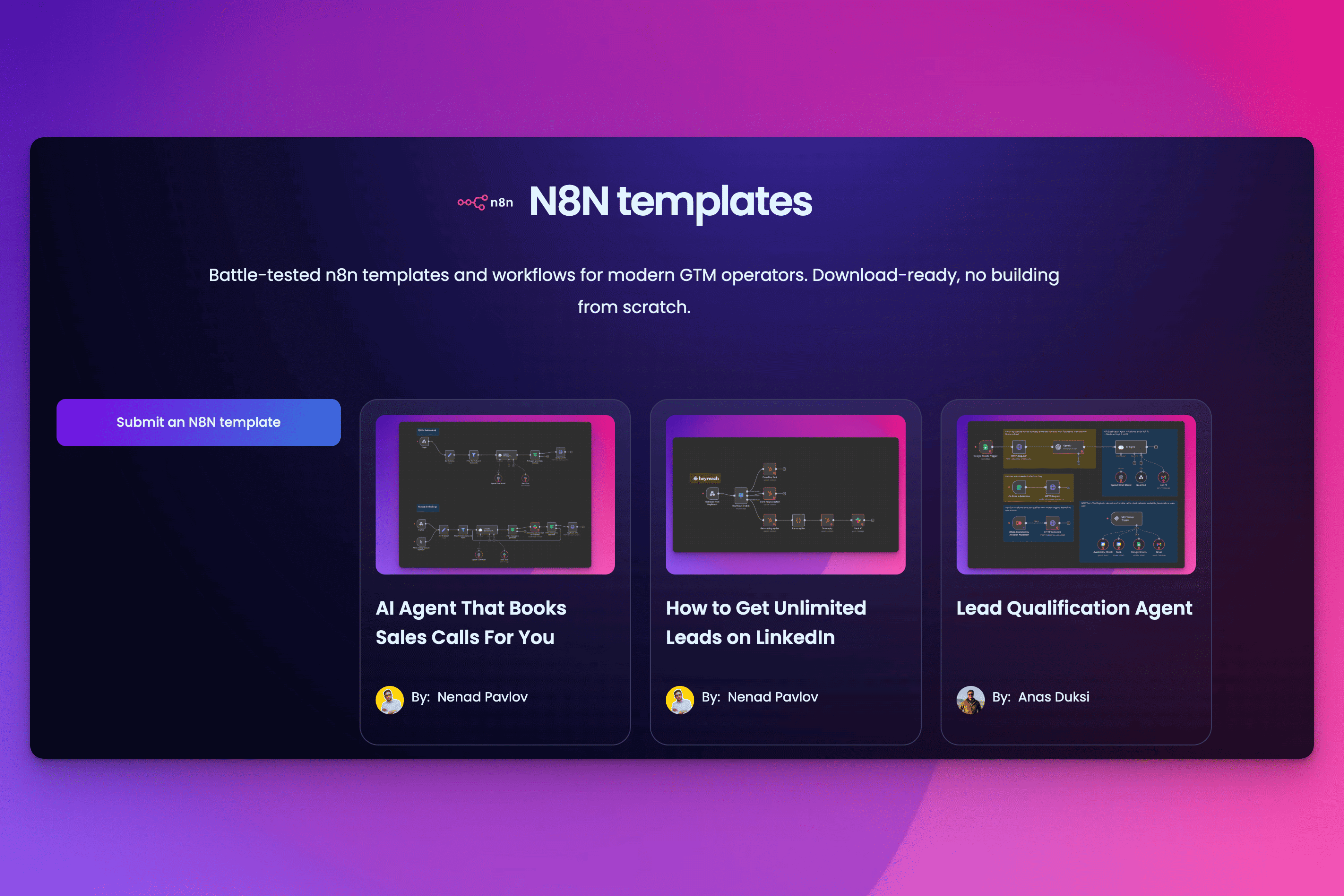 N8N Templates & AI Agents [Download-Ready]