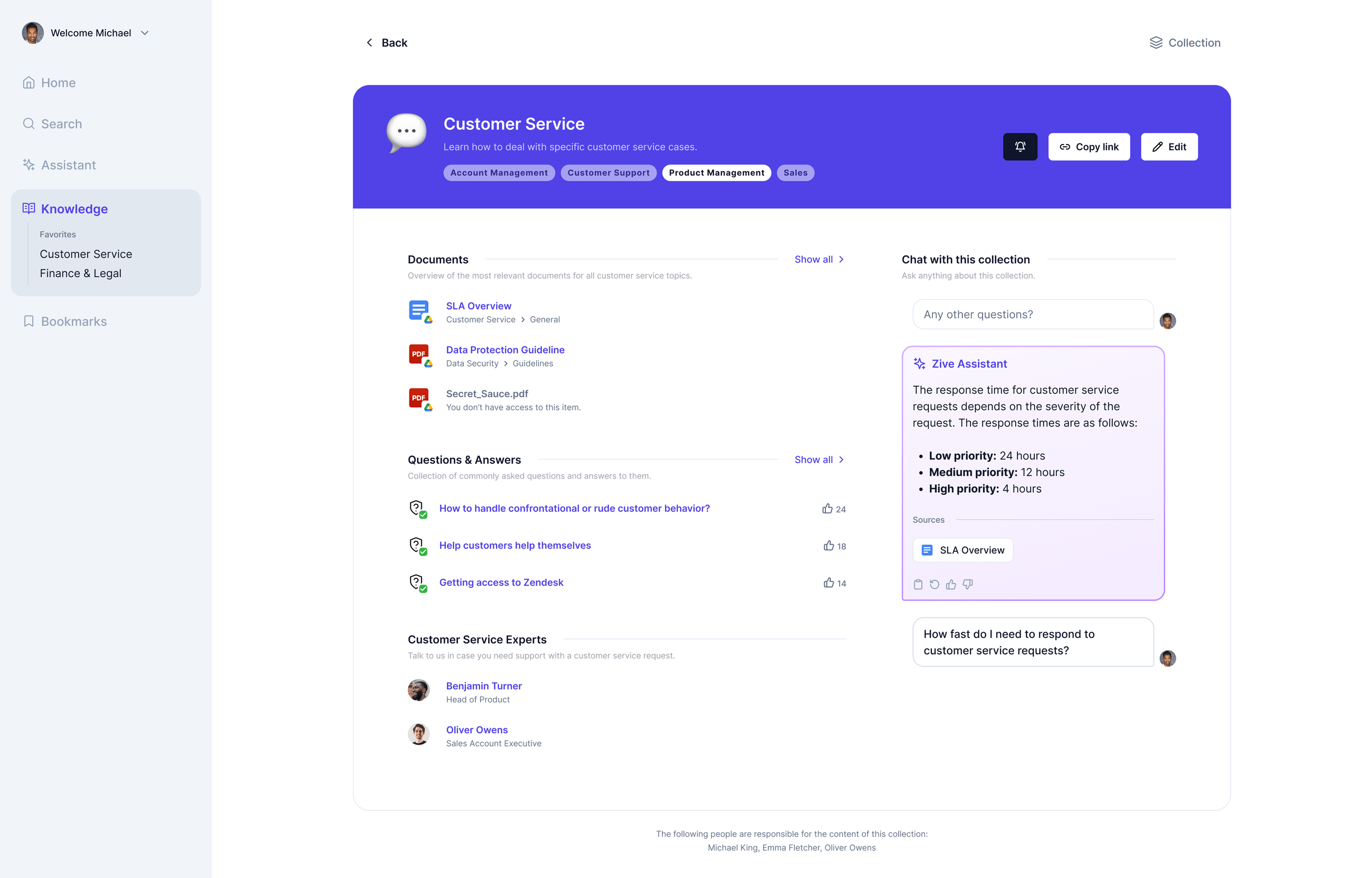 Zive – Enterprise Knowledge & AI Platform
