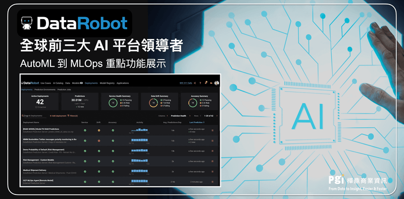 DataRobot AI 平台介紹｜從 AutoML 到 MLOps 重點功能