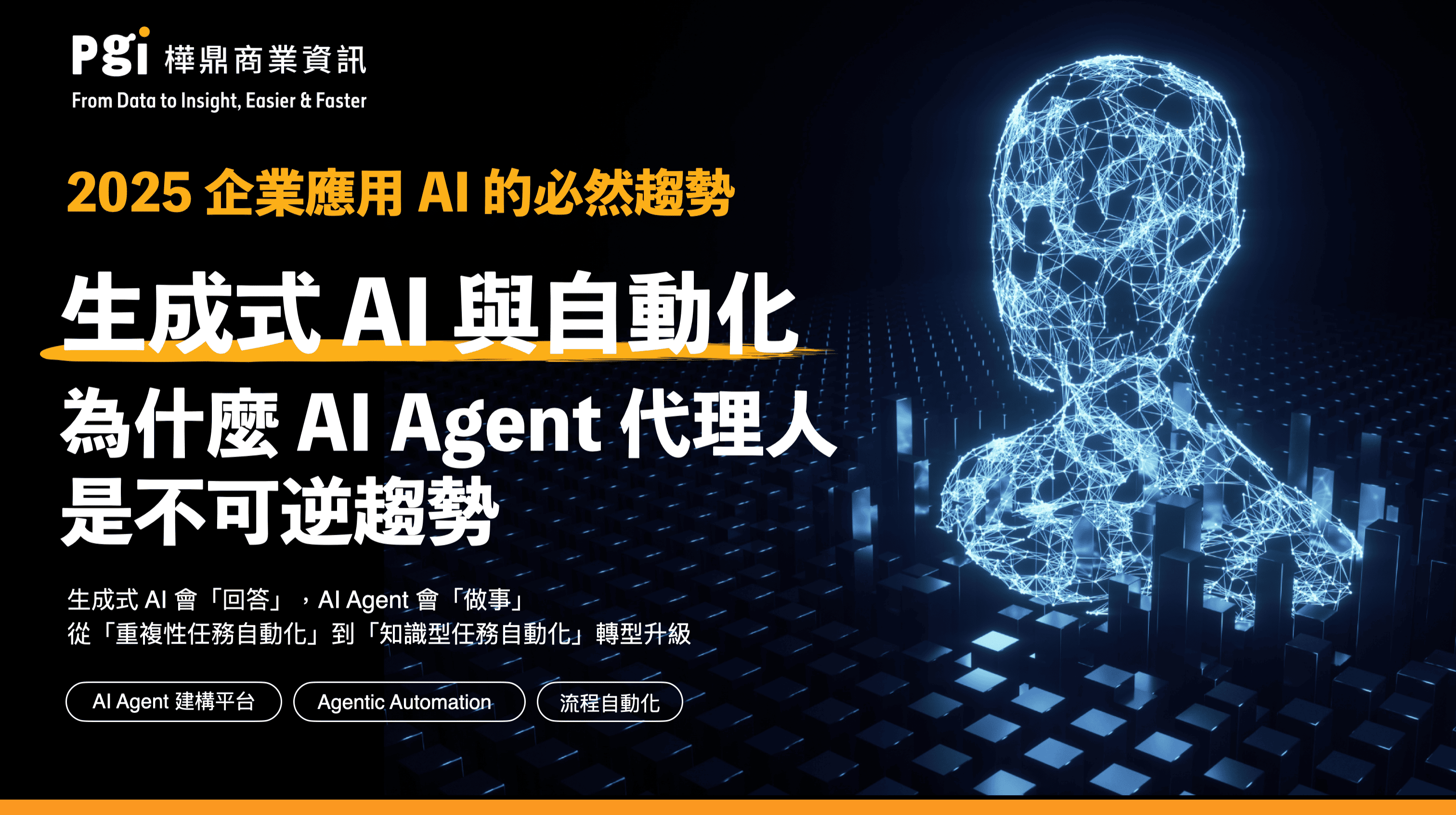 為什麼 AI Agent 代理人是企業應用 AI 不可逆趨勢？又與生成式 AI 有什麼關係？