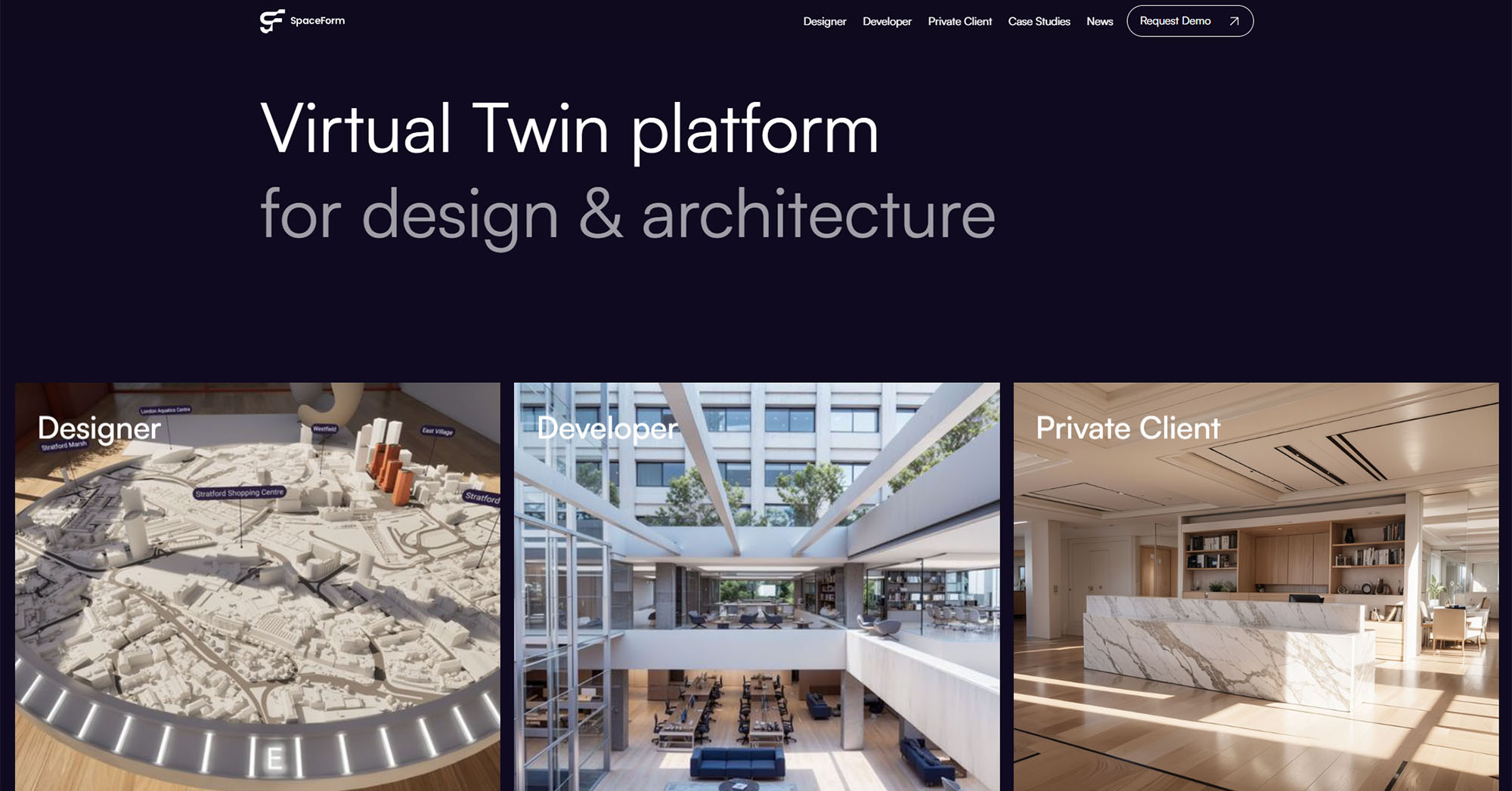 SpaceForm | Contact | Immersive Twin platform for design and architecture