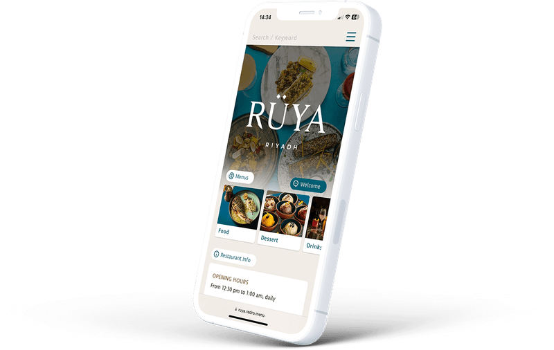 Digital QR Menus for Restaurants | Redro Digital Menu Solution