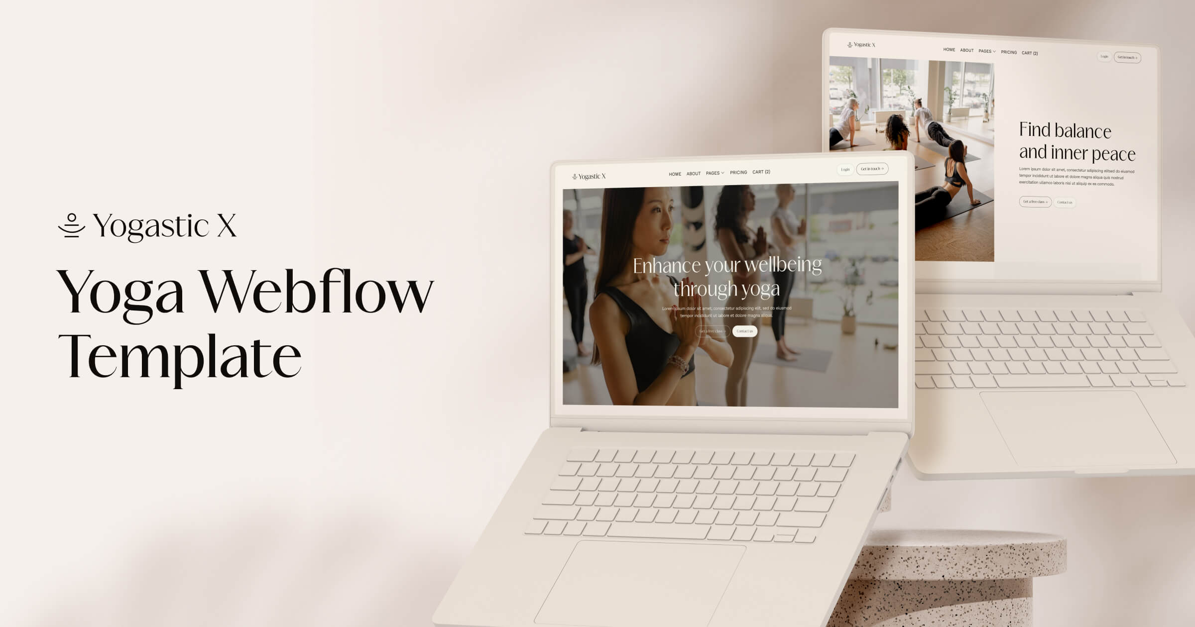 Styleguide - Yogastic X - Webflow Ecommerce Website Template