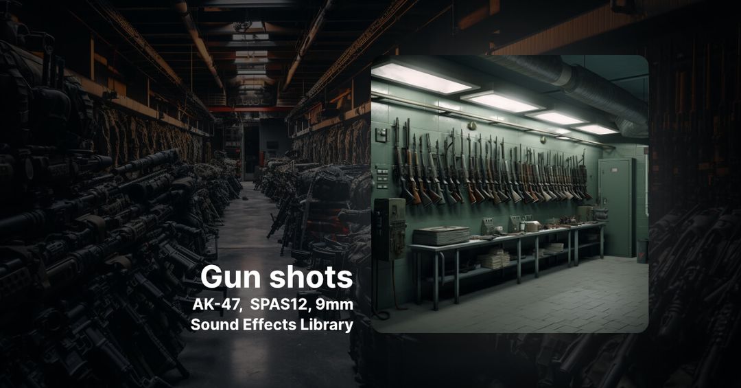 3 Types of Gun Shot Sound Free – AK47, SPAS12 and 9mm