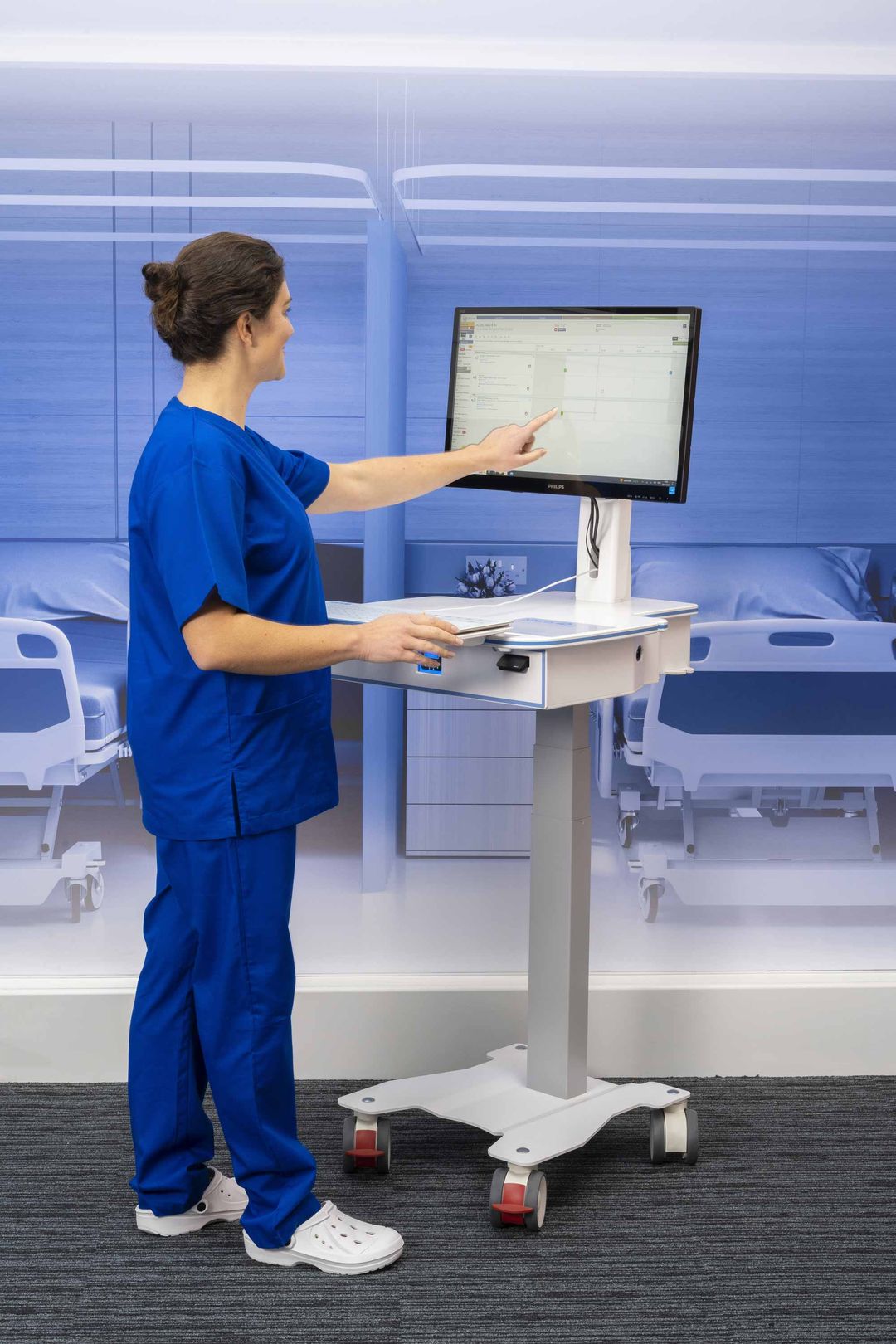 ID-Flex 3 Mobile Workstation by Kinetic-ID | Streamlining Healthcare ...