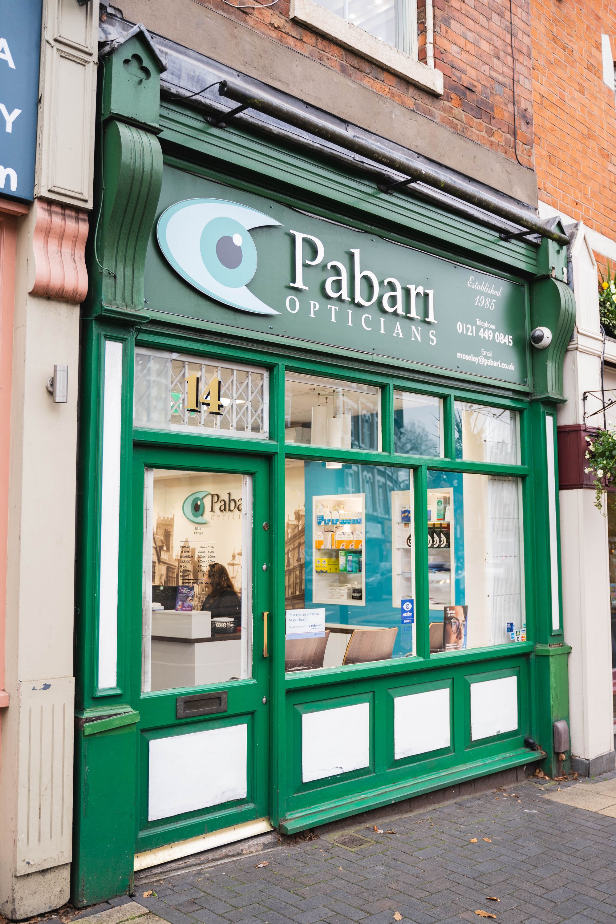 Pabari Opticians | Expert Eye Care & Eye Tests in Birmingham
