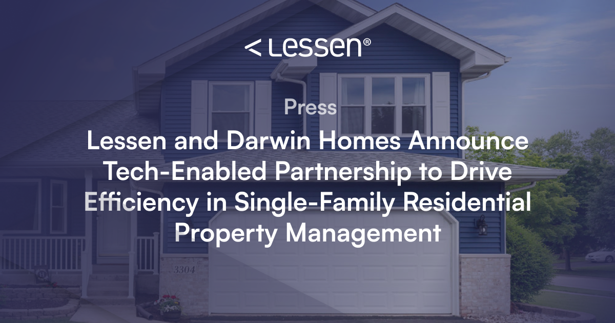Lessen and Darwin Homes Announce Tech-Enabled Partnership to Drive ...