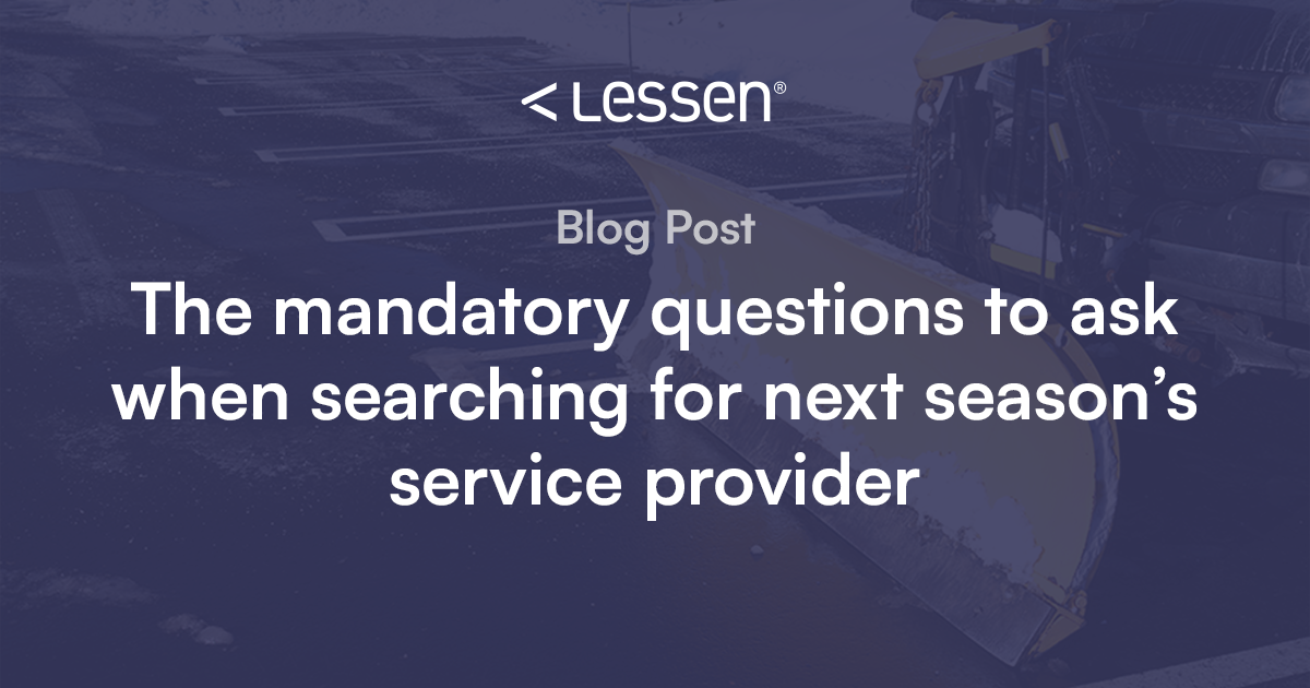 The mandatory questions to ask when searching for next season's service ...