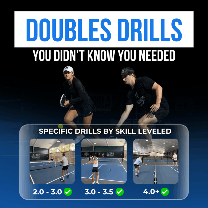 DUPR Blog | Pickleball Doubles Drills by Skill Level: From 2.0 to 4.0+ DUPR