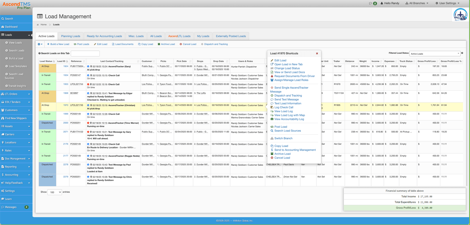 AscendTMS - The "Don't Pay Us" TMS