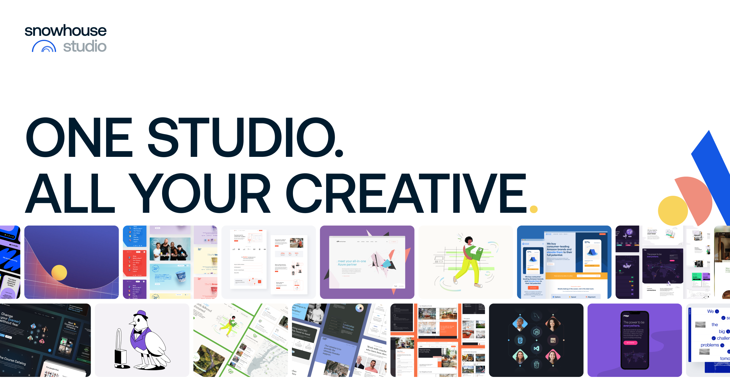 Snowhouse Studio: One Studio. All Your Creative. Official Webflow Experts