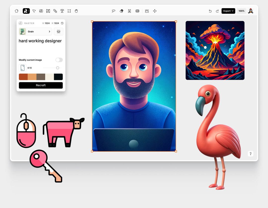 Recraft: Generative AI Design Tool